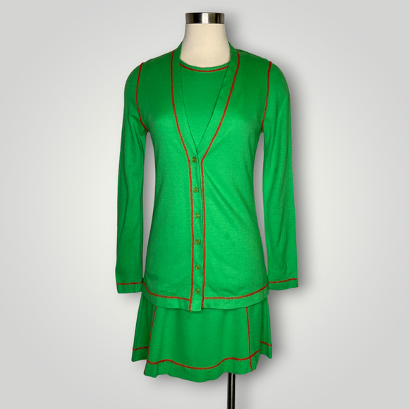 Herald House | Skirts | Vtg 96s Herald House Green 3 Piece Set Skirt ...